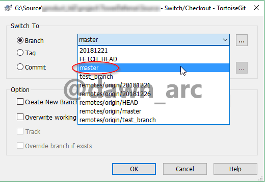 Versioncontrol Tortoisegit Create Branch